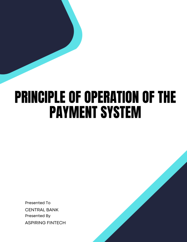 Principle of operation of the payment system Policy Template - Banking ...