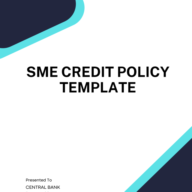 Policy Template - Banking and Fintech Policies Templates